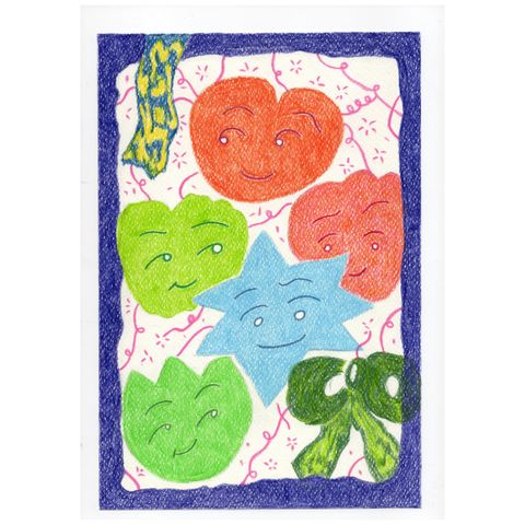 白日惡夢-DayDreamHappy A5 RISO海報-Happy is ... – Risograph Museum