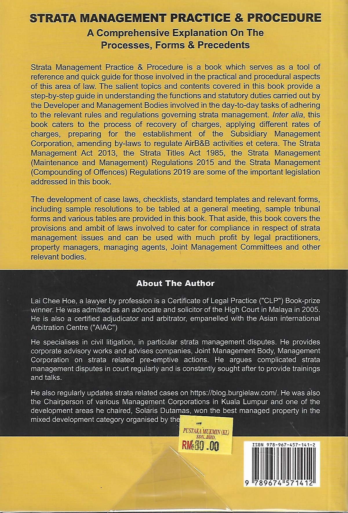 Strata Management Practice & Procedure - CLJ Publication – Pustaka ...