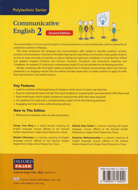 Communicative English 2(Second Edition)-Polytechnic Series – Pustaka ...