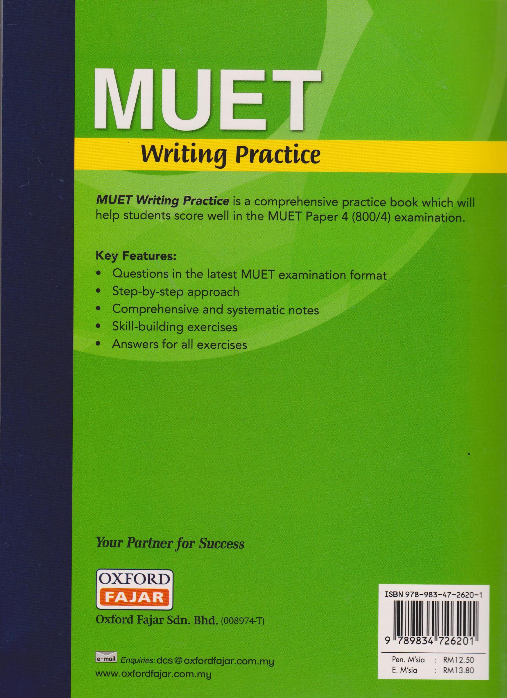 Muet Writing Practice – Pustaka Mukmin KL - Malaysia's Online Bookstore