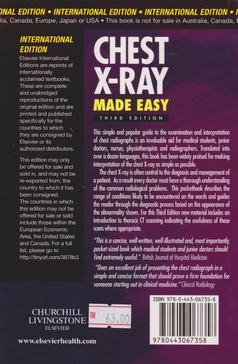 Chest X-Ray Made Easy- Third Edition – Pustaka Mukmin KL - Malaysia's ...