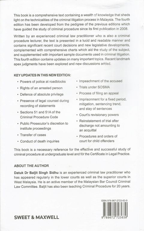 Criminal Litigation Process - Baljit Singh Sidhu – Pustaka Mukmin KL ...