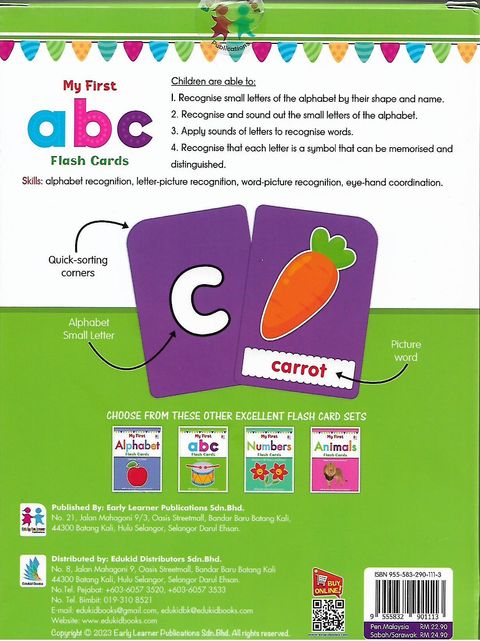 My First: abc Flash Cards – Pustaka Mukmin KL - Malaysia's Online Bookstore
