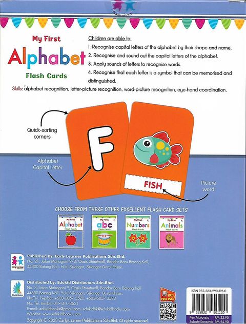 My First: Alphabet Flash Cards – Pustaka Mukmin KL - Malaysia's Online ...
