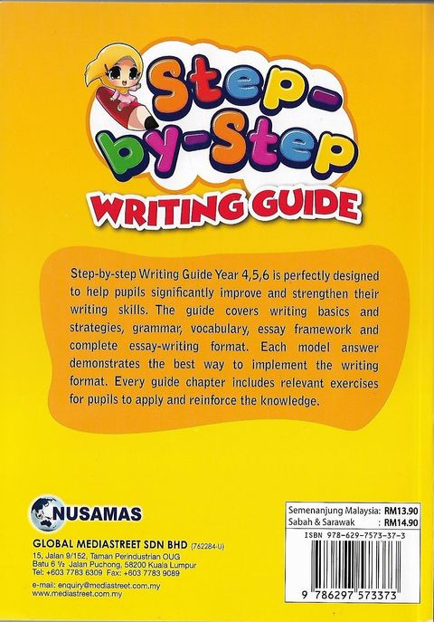 Step By Step Writing Guide Year 456 Kssr Pustaka Mukmin Kl Malaysias Online Bookstore