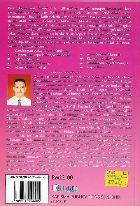 Pengajian Sosial 1- Ismail Said – Pustaka Mukmin KL - Malaysia's Online Bookstore