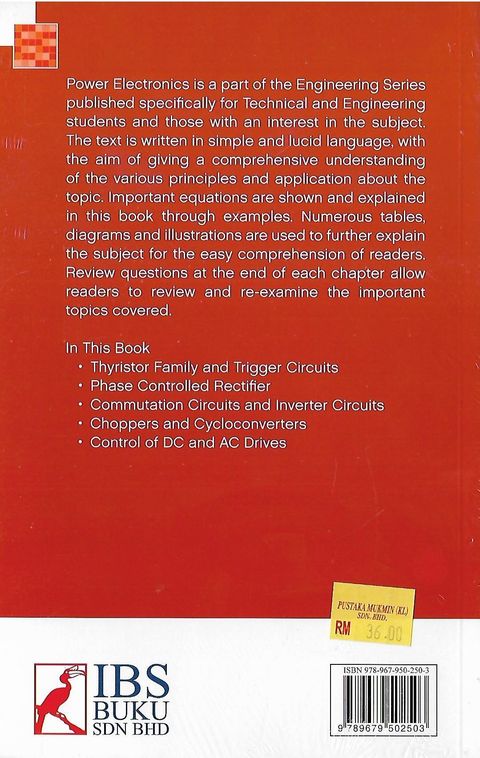 Engineering Series: Power Electronics – Pustaka Mukmin KL - Malaysia's Online Bookstore