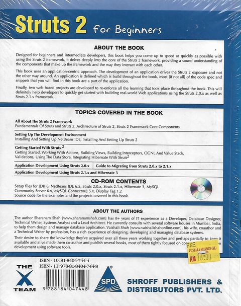 Struts 2: For Beginners- Sharanam Shah – Pustaka Mukmin KL - Malaysia's ...