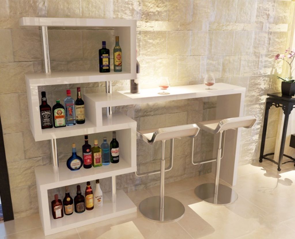 Living Room Home Corner Bar Counter Table Desk Rotating Partition ...