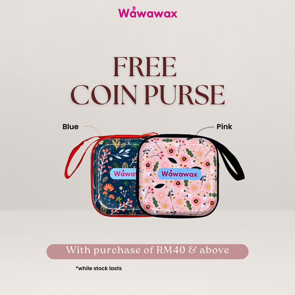 WAWAWAX Hair Removal Cold Wax Set 100ml Body Care Waxing Cabut Bulu Wax ...