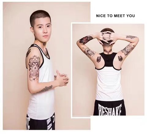 [WT] TWO TONE SINGLET BINDER [NON BANDAGE] – AZ T-STUDIO CHEST BINDER STORE