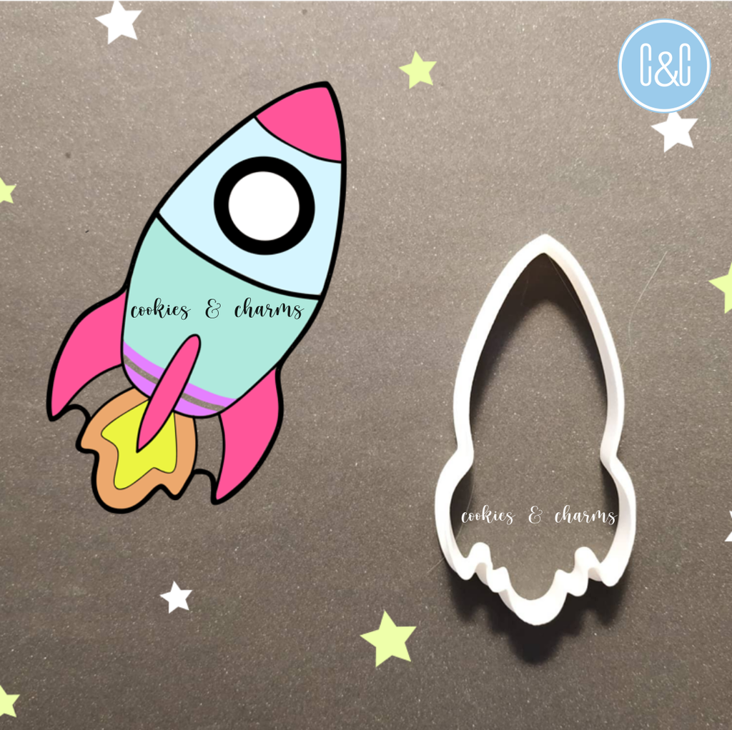 Rocket Cutter – Cookies And Charms
