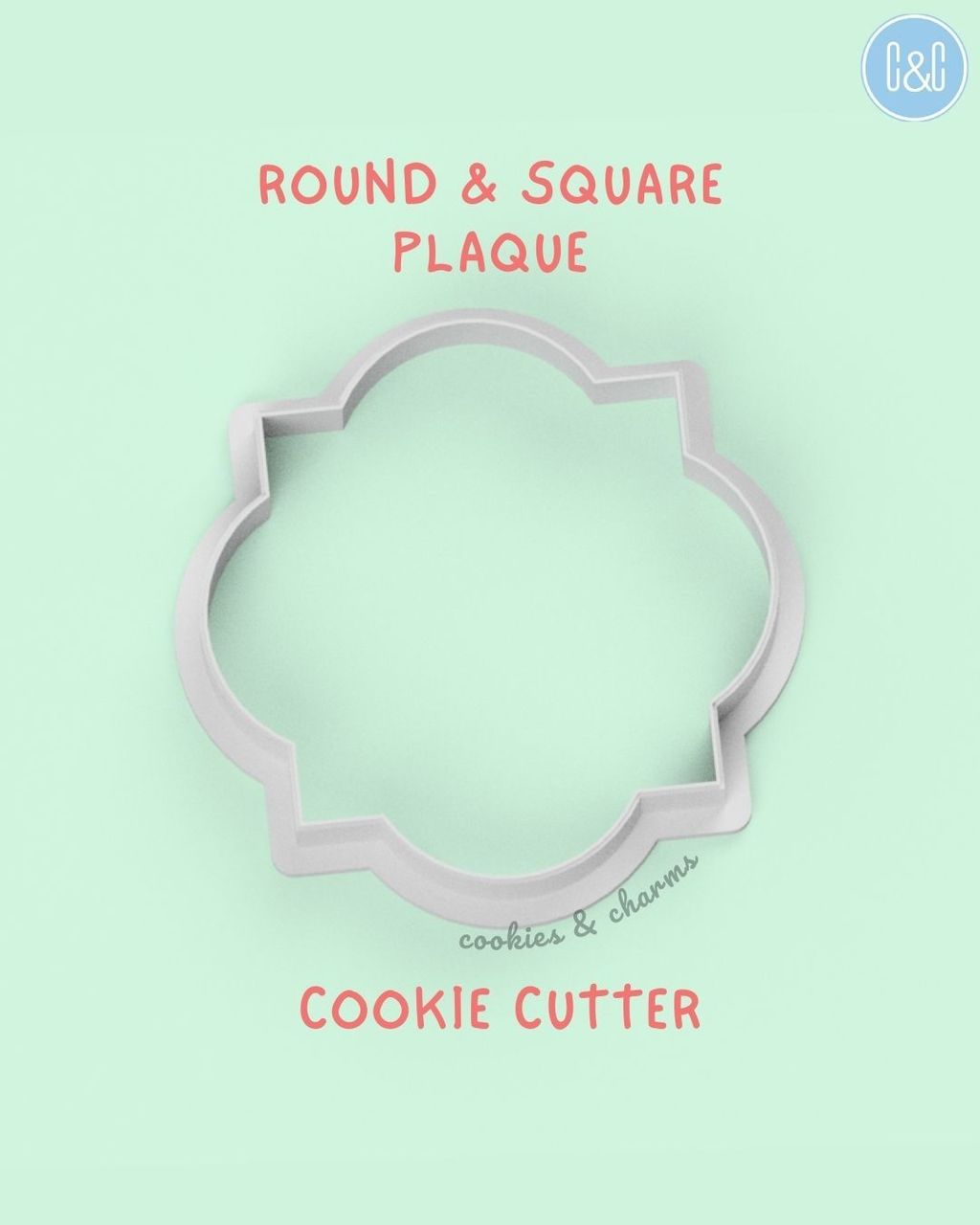 Round & Square Plaque Cookie Cutter | Eid, Ramadan, Hari Raya – Cookies ...