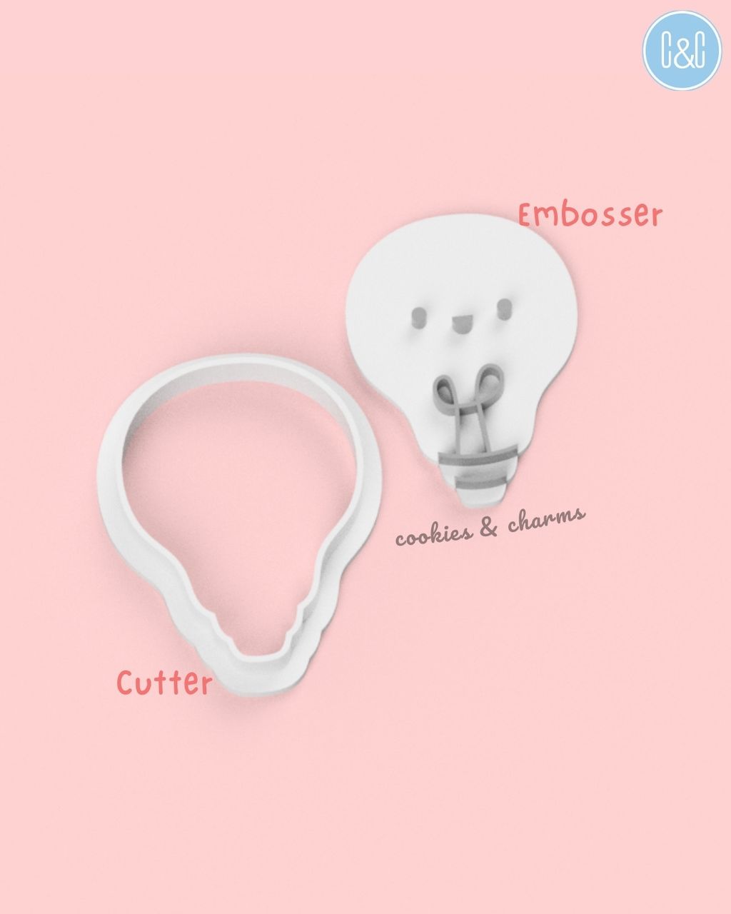 Light Bulb Cookie Cutter and Embosser – Cookies And Charms