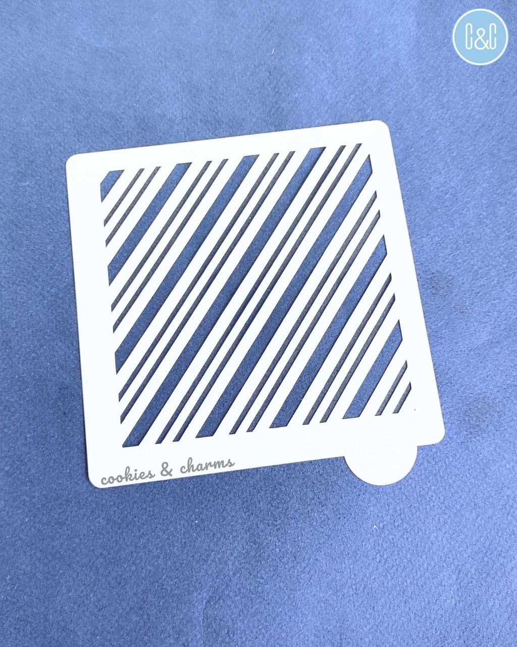 Candy Cane Stripes Pattern Stencil, texture sheet – Cookies And Charms