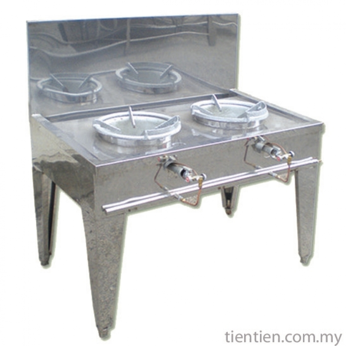 SS/KR46 TIEN TIEN Stainless Steel 2 Ring Kwali Range (E)
