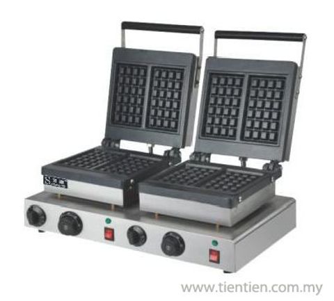 Electric Square Waffle Baker (Double Pan) ( FS002 )