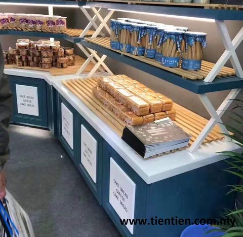 TIEN TIEN Customized Bakery Showcase Custom Wooden Series Pastries ...