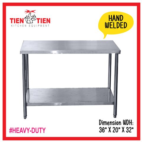 TIEN TIEN Stainless Steel 2 Tier Work Table SS/WT Series (SS057)