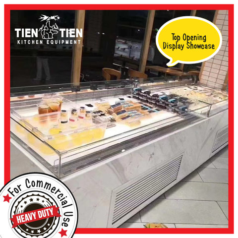Top Opening Display Showcase