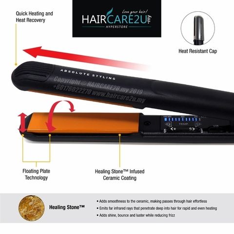 GlamPalm GP225AL Korea Ceramic Vibrato Hair Treatment Flat Iron ...