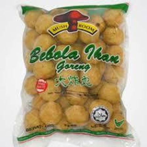 Bebola Ikan Goreng Besar (Mushroom) 大炸鱼丸 (Halal) 1kg – MrCheeCheongFun