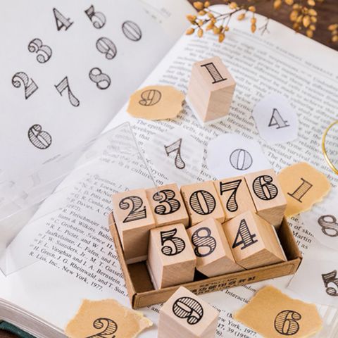 Rubber Stamp - Numbers (Flip) – Salt x Paper Stationery & Gifts