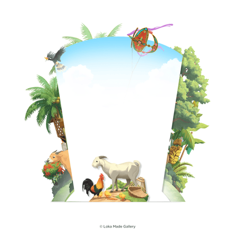 Lokamade 3D Greeting Card - Rustic Kampung Charm TP10 – Salt x Paper ...