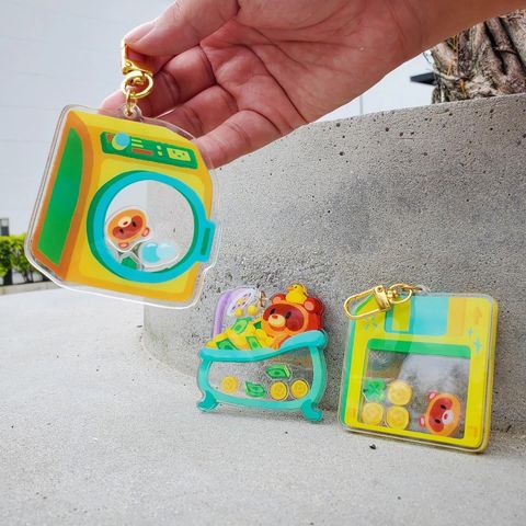 Rachelhofs Shaker Keychain - Money Shower – Salt x Paper Stationery & Gifts