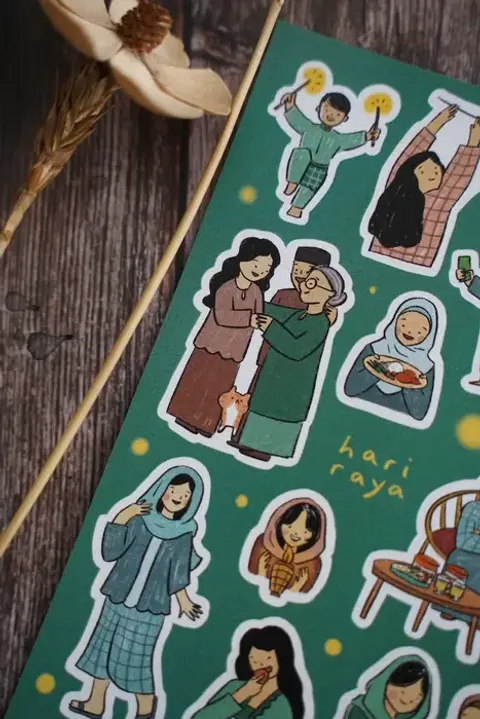 Stickerrific Sticker Sheets - Hari Raya Balik Kampung – Salt x Paper ...