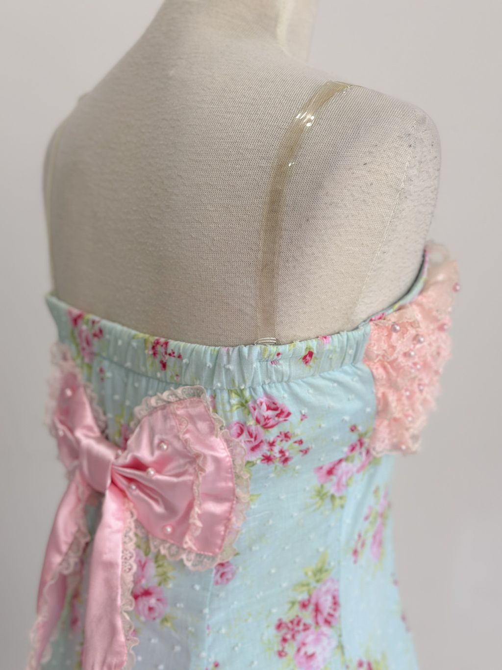 LA PAFAIT Hime Gyaru Floral Ribbon Dress (S-M) – Violette Wears