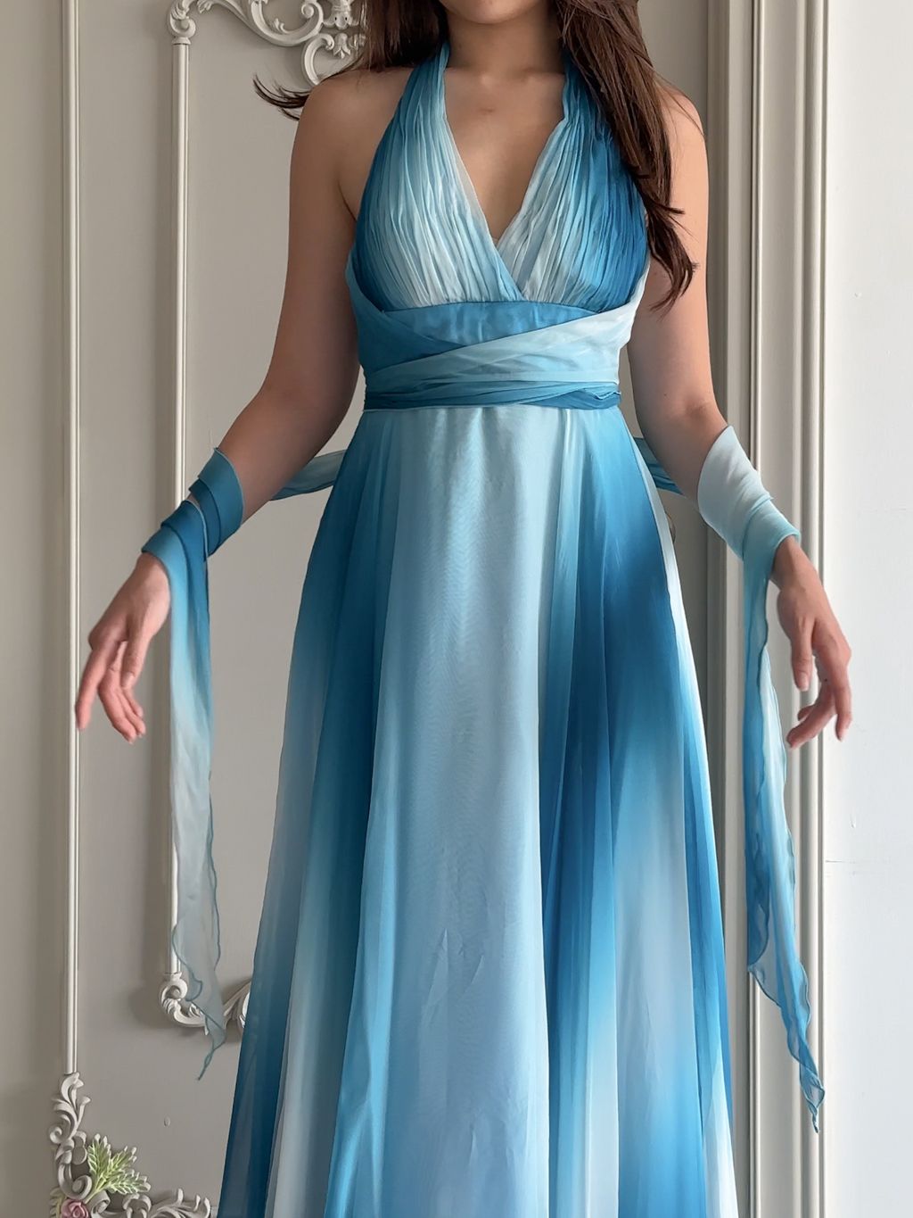 Juju & Christine Ombre Ethereal Chiffon Gown (S-M) – Violette Wears
