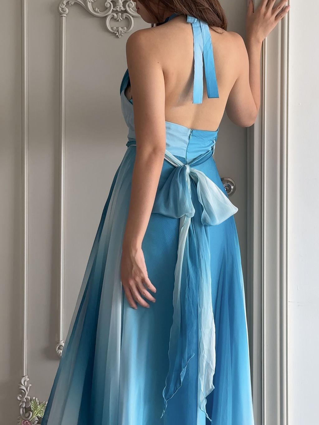 Juju & Christine Ombre Ethereal Chiffon Gown (S-M) – Violette Wears