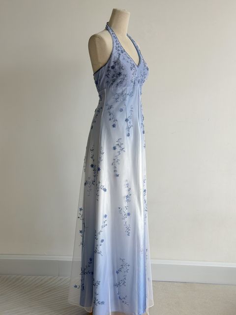 Vintage 2000s Night Way Ombre Beaded Gown (S-M) – Violette Wears