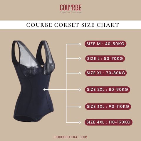 Courbe BLACK Corset & BLACK Girdle Combo Mix – Courbe Premium Shapewear