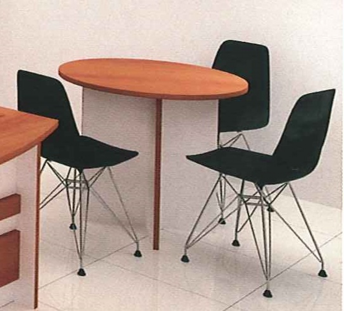 Round Discussion Table model: V-KR120 – Furnitures Malaysia