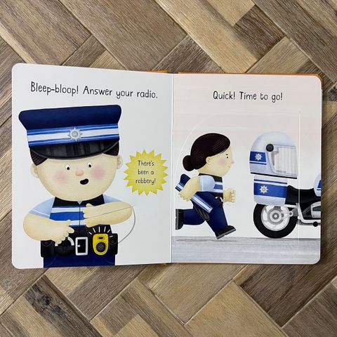 Busy Day: Police Officer | Lift and Flap Interactive Board Book – Belle ...