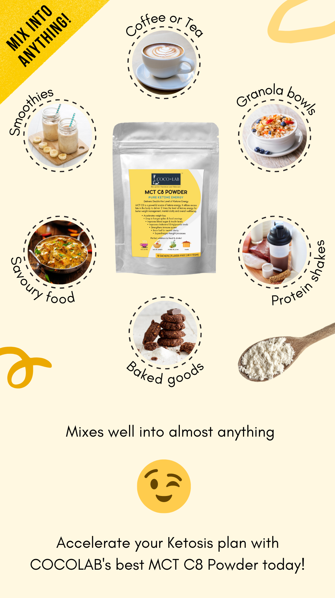 MCT C8 Powder Sachet (10s) – COCOLAB