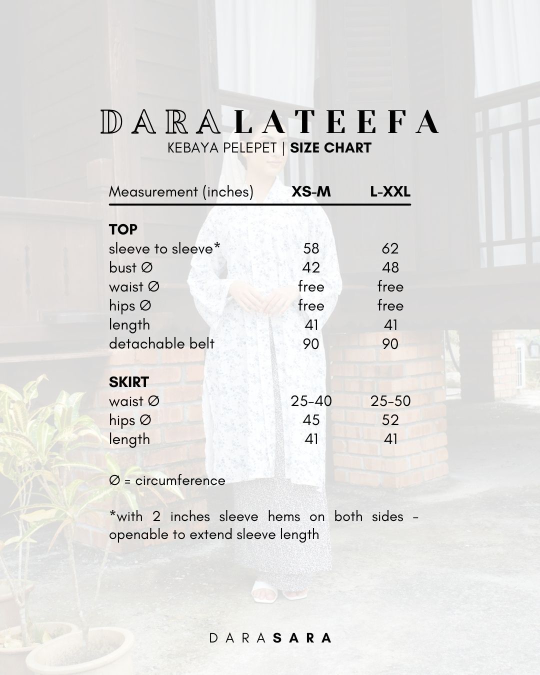 DARA LATEEFA | Kebaya Kelepet Labuh | ke.nang 3rd Collection – Darasara