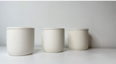 【4:20 vibin lab】 purity candle 含天然草淨化草本陶瓷大豆蠟燭 聖木/鼠尾草/雪松 寵物友善 霧面質感陶瓷杯含蓋 ...