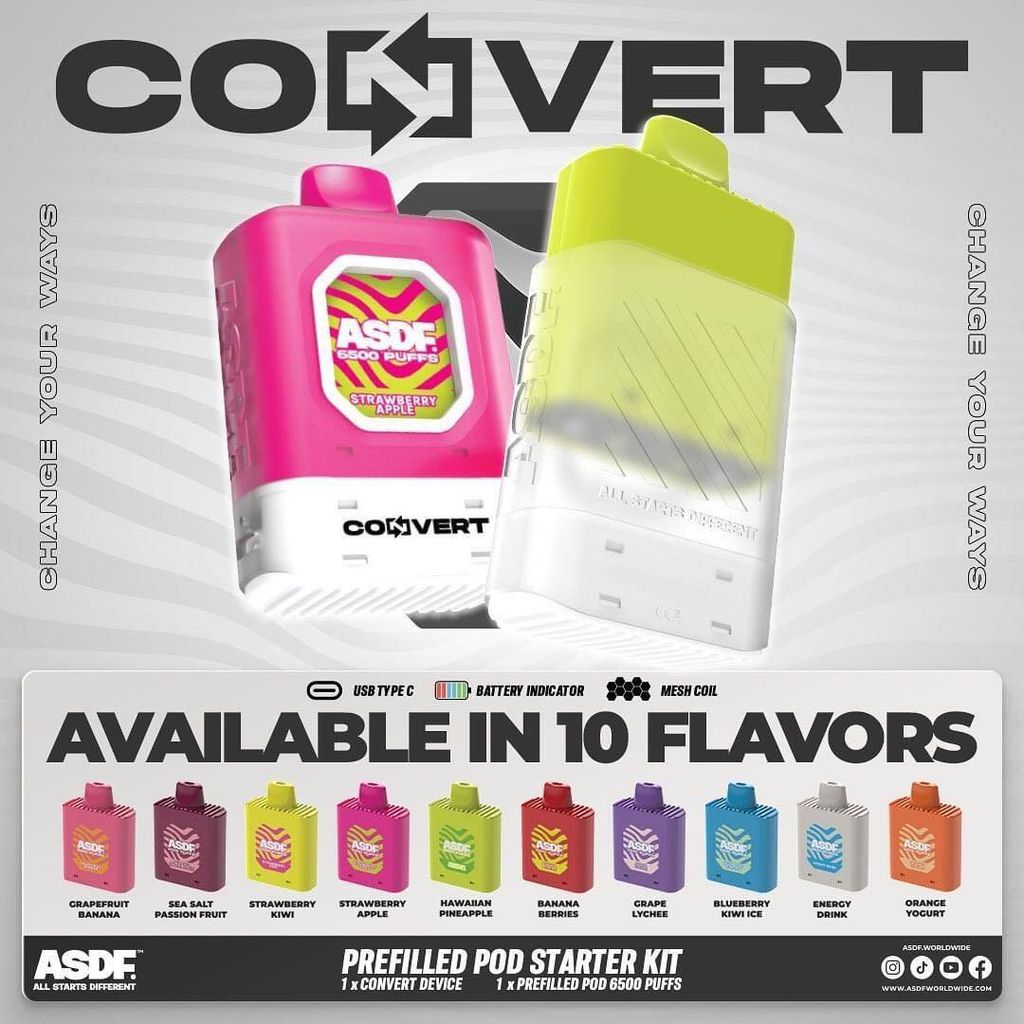 ASDF Convert Starter Kit / Convert Prefilled Pod Flavor Convert ... ASDF Convert Starter Kit / Convert Prefilled Pod Flavor Convert ...