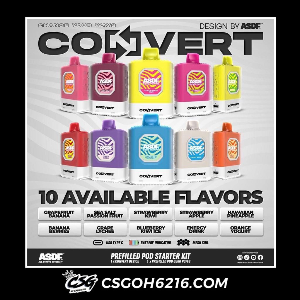 ASDF Convert Starter Kit / Convert Prefilled Pod Flavor Convert ... ASDF Convert Starter Kit / Convert Prefilled Pod Flavor Convert ...