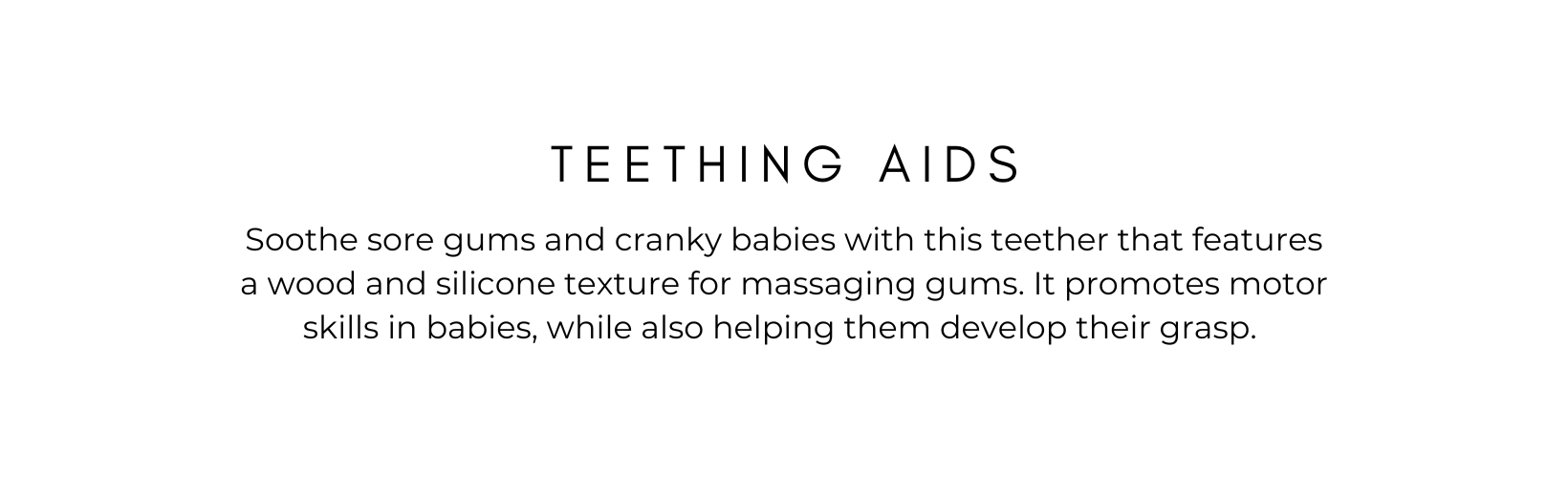 Teething Aids – Mils and Key