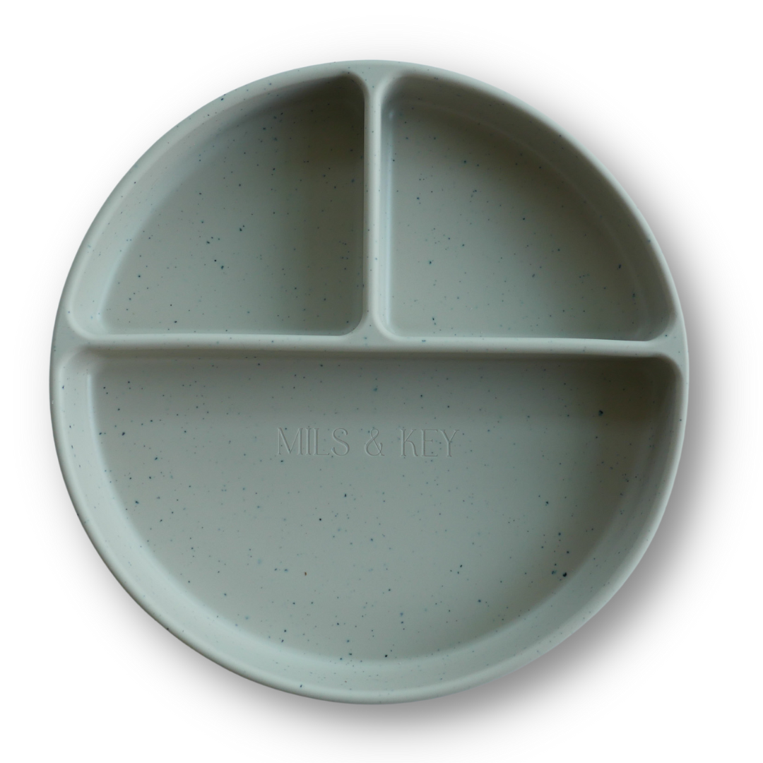 Speckled Divided Plate – Mils and Key