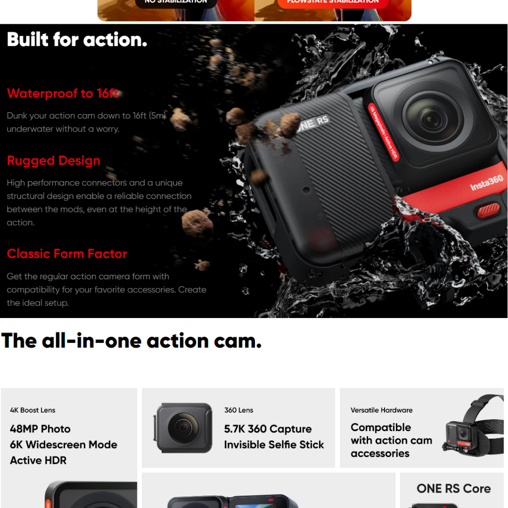 Insta360 ONE RS 1-Inch Wide Angle Lens – Drones Kaki | DJI Enterprise ...