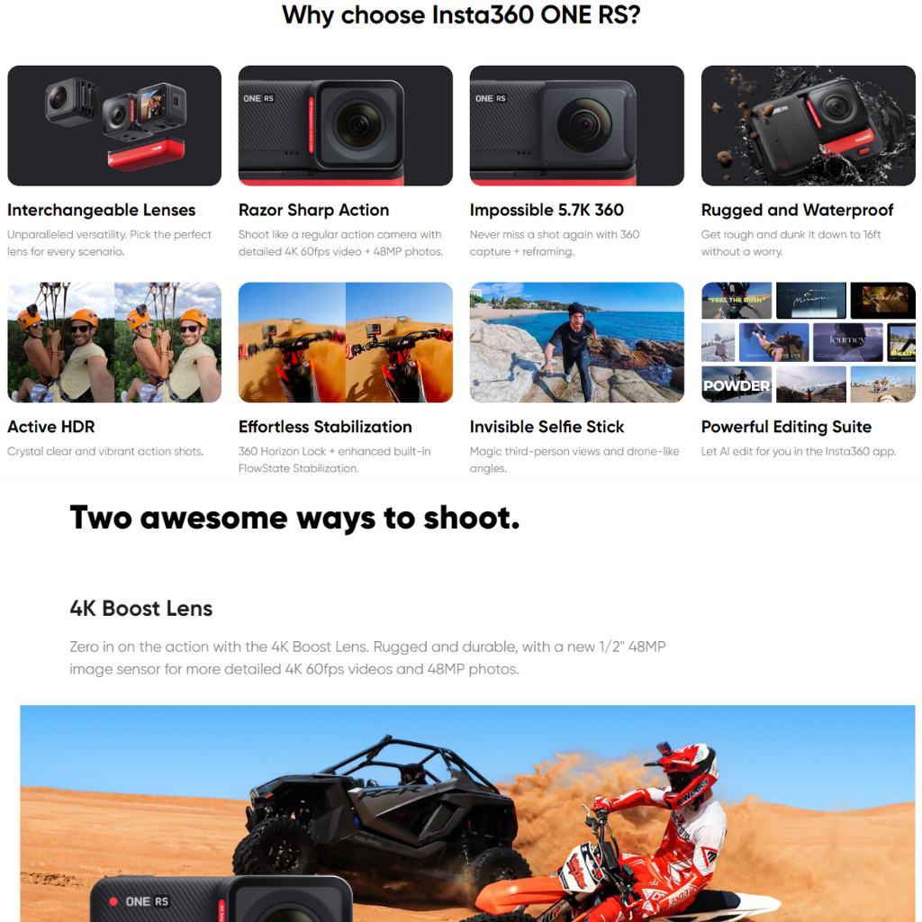 Insta360 ONE RS 1-Inch Wide Angle Lens – Drones Kaki | DJI Enterprise ...