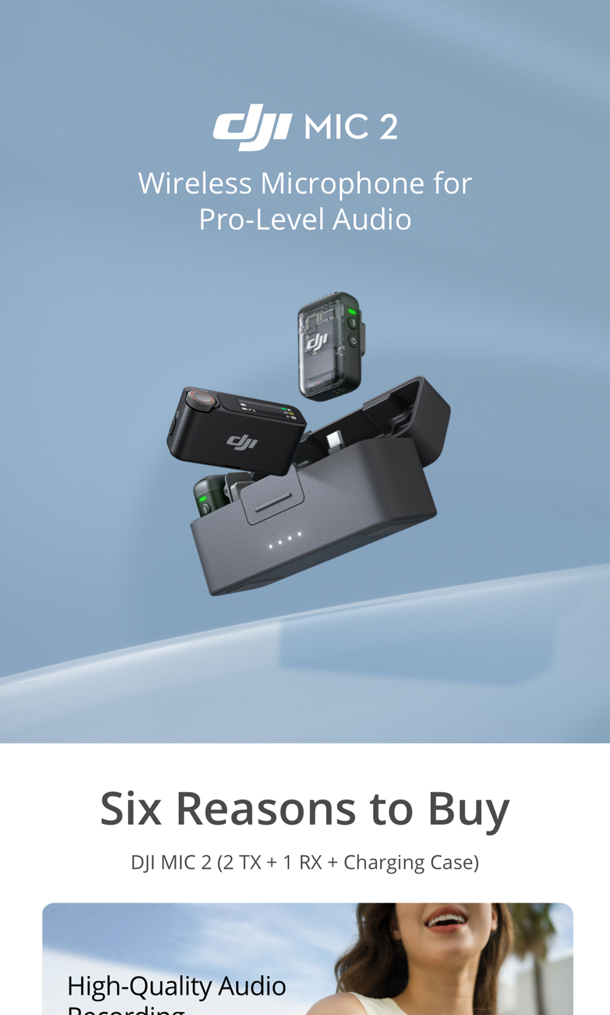 DJI Mic 2 (2TX + 1RX) – Drones Kaki | DJI Enterprise Authorized Store