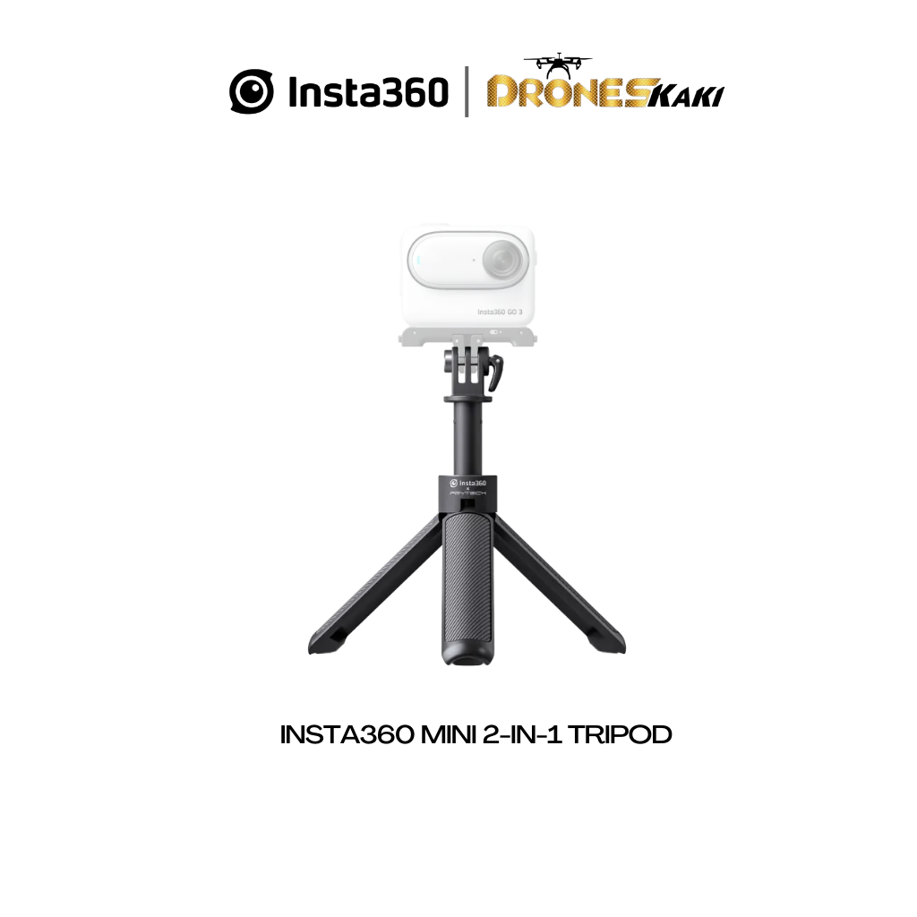 Insta360 Mini 2-in-1 Tripod – Drones Kaki | DJI Enterprise Authorized Store