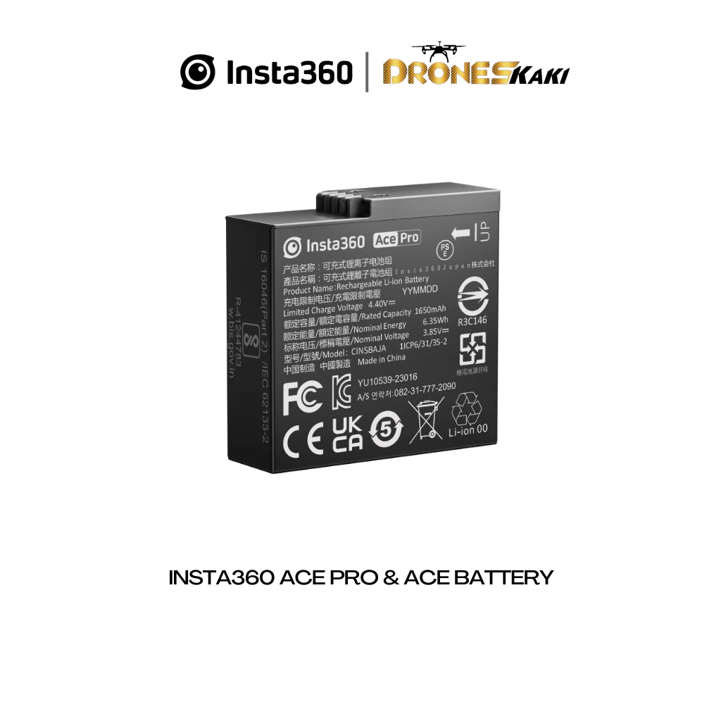 Insta360 Ace Pro / Pro Battery – Drones Kaki | DJI Enterprise ...