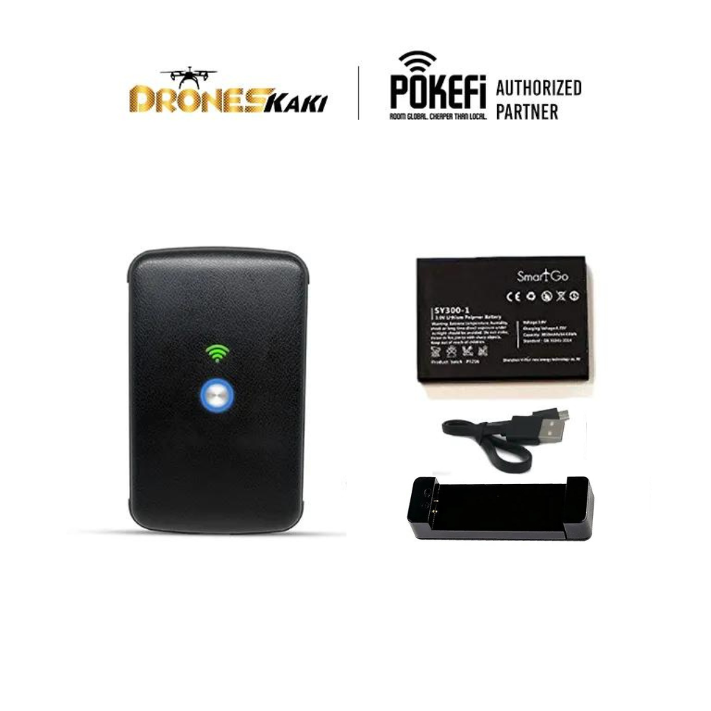 Pokefi Pocket WiFi + Battery + Charger – Drones Kaki | DJI Enterprise Authorized Store